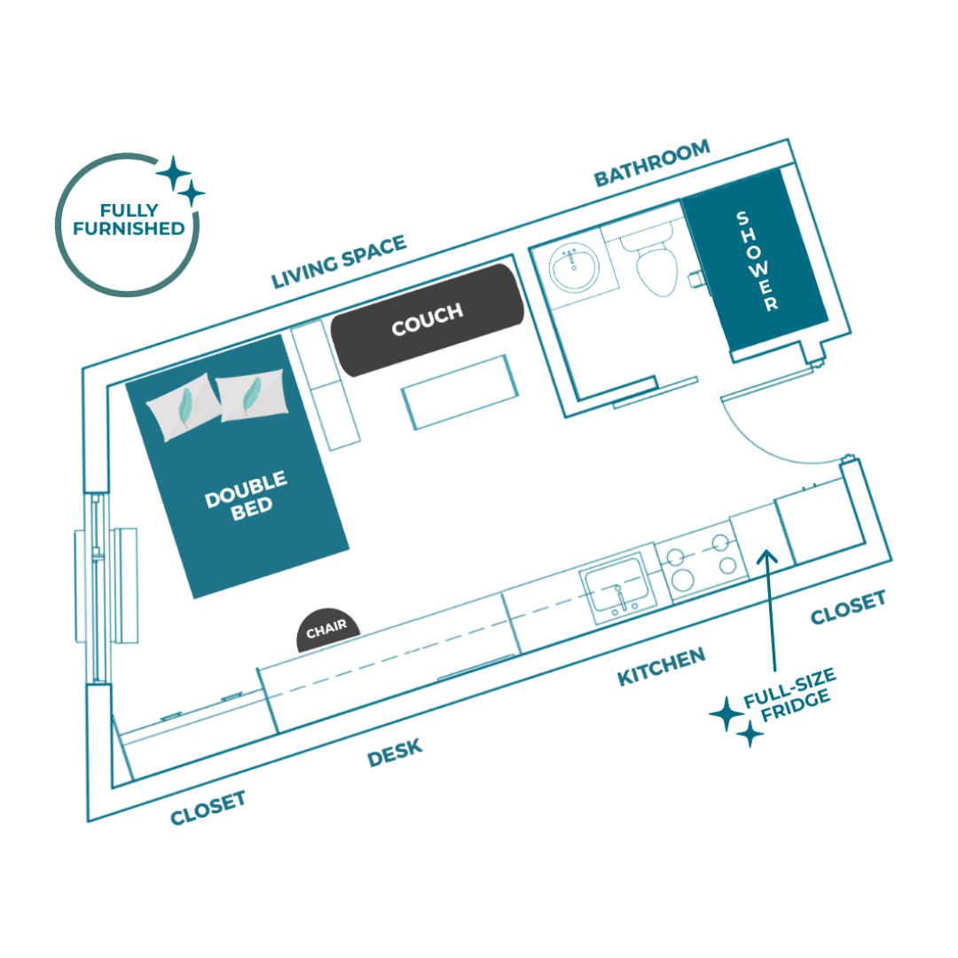 Modern Student Living Floorplan - Perfect for Student Life
